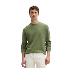 Marc O'Polo Rundhalspullover MARC O'POLO "aus reiner Bio-Baumwolle", Herren, Gr. L, sage gr&uuml;n, Obermaterial: 100% Baumwolle, unifarben, Rundhals, Pullover Rundhalspullover