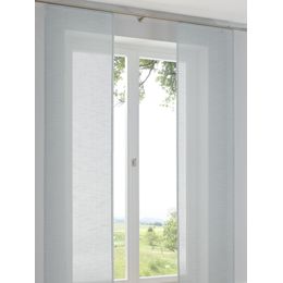 Schiebegardine HEINE HOME Gr. 1, t&uuml;rkis, B:60cm H:145cm, Polyester, Gardinen
