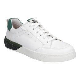 Sneaker Josef Seibel "Wilma 03, weiss-gr&uuml;n", Damen, Gr. 36, wei&szlig; (wei&szlig;, gr&uuml;n), Obermaterial: 100% Rindsleder Leather cow., Schuhe Sneaker
