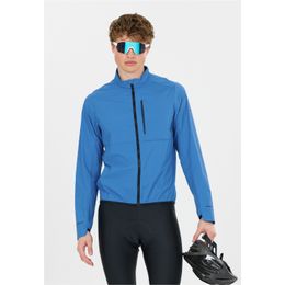 Softshelljacke Endurance "Nimbos", Herren, Gr. L, blau, 100% Polyamid, unifarben, normal, hoch geschlossener Ausschnitt, Jacken Softshelljacke, in leichtgewichtiger Qualit&auml;t