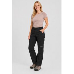 Outdoorhose DEPROC Active "KENORA LONG Damen Trekkinghose lang elastisch", Damen, Gr. 19, Normalgr&ouml;&szlig;en, schwarz, 95% Polyester; 5% Elasthan, kn&ouml;chellang, Hosen Outdoorhose, auch in Gro&szlig;en Gr&ouml;&szlig;en erh&auml;ltlich.