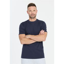 Funktionsshirt NOU "Highmore V2", Herren, Gr. 4XL, dunkelblau, schwarz, 100% Baumwolle, unifarben, normal, Rundhals, Shirts Funktionsshirt, Schmucklos