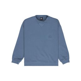Fleecepullover Quiksilver "Essential", Damen, Gr. L, china blau, Obermaterial: 100% Baumwolle;, Sweatshirts Fleecepullover