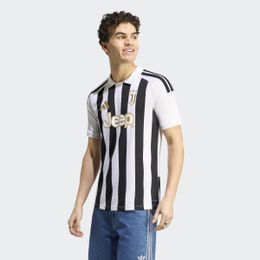 Fu&szlig;balltrikot adidas Performance "JUVE H JSY", Herren, Gr. XXL, schwarz-wei&szlig; (wei&szlig;, schwarz), Obermaterial: 100% Polyester, Trikots Fu&szlig;balltrikot, mit Climacool Technologie, schmale Passform, mit klassischem Kragen