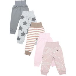 Pumphose TUPTAM "Pumphose Baby Lange Pumphose 5er Pack", M&auml;dchen, Gr. 92, N-Gr, orange (m&auml;dchen 7), Obermaterial: 100% Baumwolle CO., Hosen