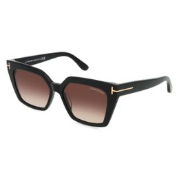 Tom Ford FT1030 | Unisex-Sonnenbrille | Fassung: Vollrand, Butterfly, Acetat, Braun | Glasfarbe: Braun
