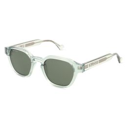 Gucci GG1730S | Unisex-Sonnenbrille | Fassung: Vollrand, Panto, Kunststoff, Grau | Glasfarbe: Grau