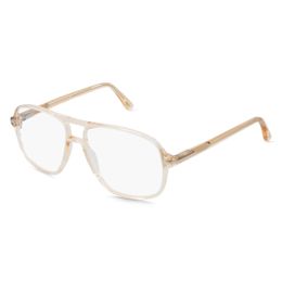 Blaulichtfilterbrille Tom Ford FT5737-B | Herren | Fassung: Pilot Braun Gl&auml;nzend