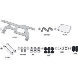 Givi TL_ _ _KIT S250, Tool-Box Montagesatz