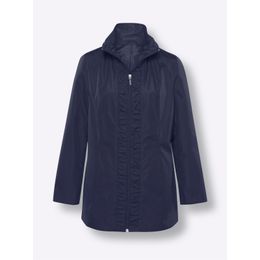WITT Damen Jacke mit gerafften Eins&auml;tzen, marine, Gr&ouml;&szlig;e 38