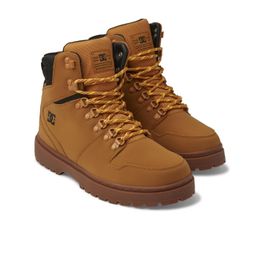 Stiefel DC Shoes "Peary Tr", Herren, Gr. 10 (43), beige (wheat, schwarz), Obermaterial:Obermaterial: Leder (Kuh) / Futter: Textil / Au&szlig;ensohle: Gummi;, Schuhe Stiefel