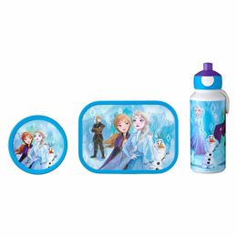 Lunchbox Mepal "Lunchset Campus 3er Set", bunt (frozen 2), B:2cm H:2cm L:2cm, ABS-Kunststoff, Lebensmittelaufbewahrungsbeh&auml;lter, Lunchbox