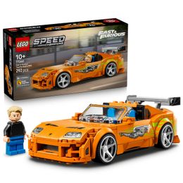 Konstruktionsspielsteine Lego "The Fast and The Furious Toyota Supra MK4 (77260)", bunt, Spielbausteine, Kinder, Kunststoff, Lego Speed Champions; Made in Europe