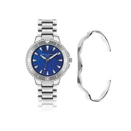 Quarzuhr AMELIA PARKER "SAH3-1", silber, Armbanduhren, Damen, Quarzuhr