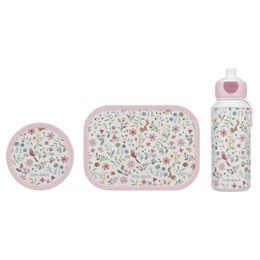 Lunchbox Mepal "Lunchset Campus 3er Set", bunt (fairy wonders), B:2cm H:2cm L:2cm, ABS-Kunststoff, Lebensmittelaufbewahrungsbeh&auml;lter, Lunchbox