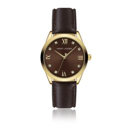 Quarzuhr MARC LAUDER "ME7-S038G", schwarz, Armbanduhren, Damen, Quarzuhr