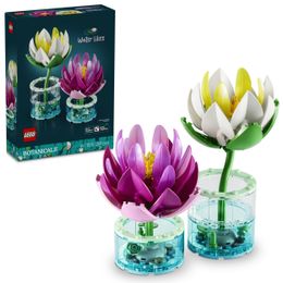 Konstruktionsspielsteine Lego "Seerosen (11511), Lego Botanicals", bunt, Spielbausteine, Kinder, Kunststoff, Made in Europe