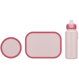 Lunchbox Mepal "Lunchset Campus 3er Set", pink (cool pink), B:2cm H:2cm L:2cm, ABS-Kunststoff, Lebensmittelaufbewahrungsbeh&auml;lter, Lunchbox