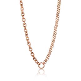 Collier ISABELLA FORD "FN001R", rose gold, Halsketten, Damen, 42cm, Edelstahl, L: 42, Collier