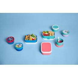 Lunchbox Mepal "Lunchset Campus 3er Set", blau (t&uuml;rkis), B:2cm H:2cm L:2cm, ABS-Kunststoff, Lebensmittelaufbewahrungsbeh&auml;lter, Lunchbox