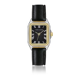 Quarzuhr MARC LAUDER "MF9-S014S", schwarz, Armbanduhren, Damen, Quarzuhr