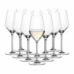 Champagnerglas Spiegelau "Champagnergl&auml;ser Style 310 ml 12er Set transparent", bunt (transparent), B:7,5cm H:22,3cm &Oslash;:7,5cm, Glas, Trinkgef&auml;&szlig;e, Sp&uuml;lmaschinenfest