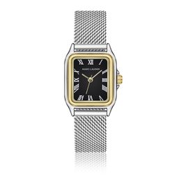 Quarzuhr MARC LAUDER "MF9-B014S", silber, Armbanduhren, Damen, Quarzuhr