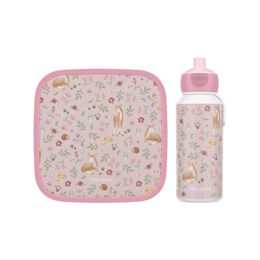 Lunchbox Mepal "Lunchset XL Campus (2025)", bunt (fairy garden), B:2cm H:2cm L:2cm, Lebensmittelaufbewahrungsbeh&auml;lter, Lunchbox, Sp&uuml;lmaschinenfest