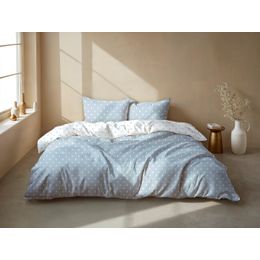 Bettw&auml;sche ZO HOME "Zohome Bettw&auml;sche Baumwolle Punta-di-Cotone", bleu, B/L: 135cm x 200cm, 1 Stk., 1 Stk., Renforc&eacute;, B/L: 80cm x 80cm, 2, Renforc&eacute;, Obermaterial: 100% Baumwolle, Bettw&auml;sche, Bettw&auml;sche, Bettw&auml;sche aus 100% Baumwolle, hochwertige Renforc&eacute;, ab 135x200 cm.