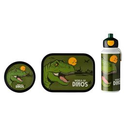 Lunchbox Mepal "Lunchset Campus 3er Set", gr&uuml;n (dino), B:2cm H:2cm L:2cm, ABS-Kunststoff, Lebensmittelaufbewahrungsbeh&auml;lter, Lunchbox