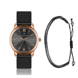 Quarzuhr PHILIPP BLANC "SPA9-1", rosa (schwarz), Armbanduhren, Herren, Quarzuhr