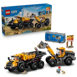 Konstruktionsspielsteine Lego "Kipplaster und Schaufellader (60494), Lego City", bunt, Spielbausteine, Kinder, Kunststoff, Made in Europe