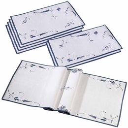 Villeroy & Boch Platzset VILLEROY & BOCH "Tischset Vieux Luxembourg 7er Set bunt", bunt, B:2cm H:2mm L:2cm, Platzsets, waschbar bis 40 Grad C