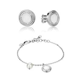 Schmuckset ISABELLA FORD "IS010S", silber, Schmuck_Sets, Damen, 10mm / 155mm, Edelstahl, Schmuckset, 10 mm / 155 mm