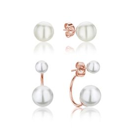 Schmuckset ISABELLA FORD "IS009R", rosa (rose gold), Schmuck_Sets, Damen, 20mm, Edelstahl, Schmuckset, 20 mm