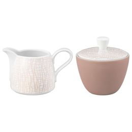 Milch- und Zuckerset Seltmann Weiden "Milch- und Zucker-Set Life Fashion je 260 ml", rosa (posh rose), 2, Porzellan, Geschirr-Sets, Sp&uuml;lmaschinengeeignet, Mikrowellenfest, Ofenfest