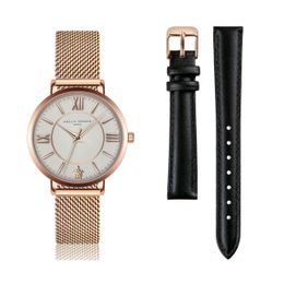 Quarzuhr AMELIA PARKER "SAB4-1", rosa (rose gold, schwarz), Armbanduhren, Damen, Quarzuhr