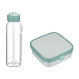 Lunchbox Mepal "Lunchset XL Campus (2025) 2er Set", gr&uuml;n (cool mint), B:2cm H:2cm L:2cm, Kunststoff, Lebensmittelaufbewahrungsbeh&auml;lter, Lunchbox, Sp&uuml;lmaschinengeeignet