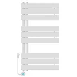 Badheizk&ouml;rper Sanotechnik "E-Salzburg 50x90cm", wei&szlig;, B:50cm H:90cm T:8cm, Stahl, Heizk&ouml;rper, elektrisch, 400W