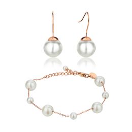 Schmuckset ISABELLA FORD "IS011R", rose gold, Schmuck_Sets, Damen, 155mm, Edelstahl, Schmuckset, 155 mm