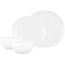 Geschirr-Set Seltmann Weiden "Basic-Set Amina 6er Set", wei&szlig;, 6, Porzellan, Geschirr-Sets, Geschirr-Set, Sp&uuml;lmaschinenfest, Mikrowellensicher, Ofenfest
