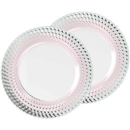 Villeroy & Boch Speiseteller VILLEROY & BOCH "Platzteller Boston Pearl &oslash; 32 cm 2er Set bunt", bunt, B:32cm H:2,1cm L:32cm T:32cm &Oslash;:32cm, Speiseteller, Speiseteller, Sp&uuml;lmaschinenfest