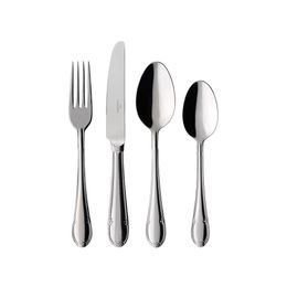 Villeroy & Boch Besteck-Set VILLEROY & BOCH "Tafelbesteck Mademoiselle silber", silber, 24, Essbesteck-Sets, rostfrei, sp&uuml;lmaschinengeeignet