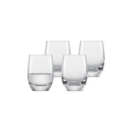 Schott Zwiesel Schnapsglas SCHOTT-ZWIESEL "Schnapsglas For you 75 ml 4er Set transparent", bunt (transparent), B:4,7cm H:6,3cm &Oslash;:4,7cm, Glas, Trinkgef&auml;&szlig;e, Sp&uuml;lmaschinengeeignet