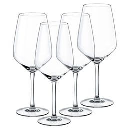 Rotweinglas "Rotweingl&auml;ser Essential 200 ml 4er Set transparent", bunt (transparent), B:8,7cm H:22,6cm &Oslash;:8,7cm, Glas, LIKE. BY VILLEROY & BOCH, Trinkgef&auml;&szlig;e, Rotweinglas, Sp&uuml;lmaschinenfest