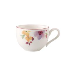 Villeroy & Boch Espressotasse VILLEROY & BOCH "Espressoobertasse Mariefleur Basic 80 ml bunt", bunt, B:2cm H:2cm, Porzellan, Trinkgef&auml;&szlig;e, Espressotasse, Sp&uuml;lmaschinengeeignet, Mikrowellenfest