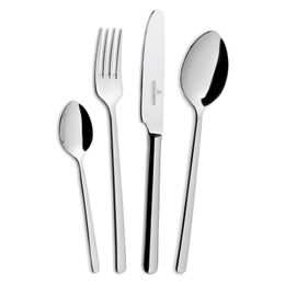 Besteck-Set "Tafelbesteck Ventura 24er Set silber", silber, 24, PICARD & WIELP&Uuml;TZ SOLINGEN, Essbesteck-Sets, Sp&uuml;lmaschinengeeignet