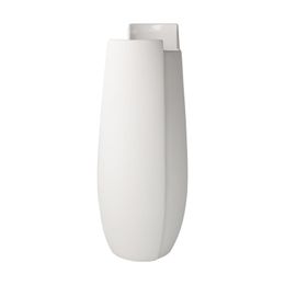 Dekovase Goebel "Vase Ova 30,5 cm wei&szlig;", wei&szlig;, B:12cm H:30,5cm T:12,5cm, Vasen, Handw&auml;sche wird empfohlen