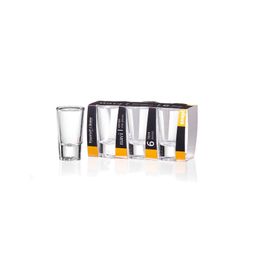 Ritzenhoff & Breker Schnapsglas RITZENHOFF & BREKER "Schnapsgl&auml;ser Navi 30 ml 6er Set transparent", bunt (transparent), B:2cm H:2cm &Oslash;:3,5cm, Glas, Trinkgef&auml;&szlig;e, Sp&uuml;lmaschinengeeignet