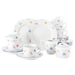 Geschirr-Set Seltmann Weiden "Kaffeeservice Sonate Nostalgie 20er Set bunt", bunt, 20, Porzellan, Geschirr-Sets, Geschirr-Set, Sp&uuml;lmaschinengeeignet, Mikrowellengeeignet, Ofenfest, Salamandergeeignet, K&uuml;hlschrankgeeignet, Gefrierschrankgeeignet